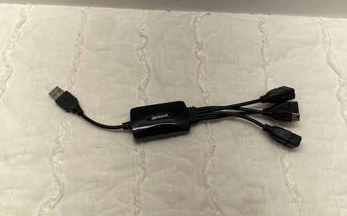 Inland Pro 4 Port USB 2.0 High Speed Hub Splitter 1 Mini USB Port | eBay