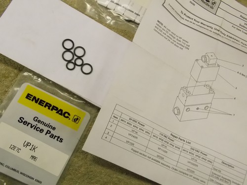 ENERPAC Genuine Repair Kit VP1K 1207C MAS Service Parts Seals O rings ...