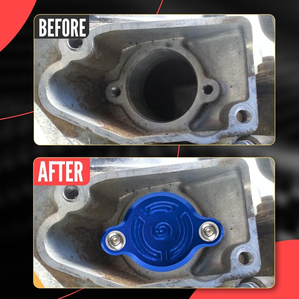 For Yamaha PW50 PW80 Oil Injection Pump Delete Block Off Plug CNC 6061 ...