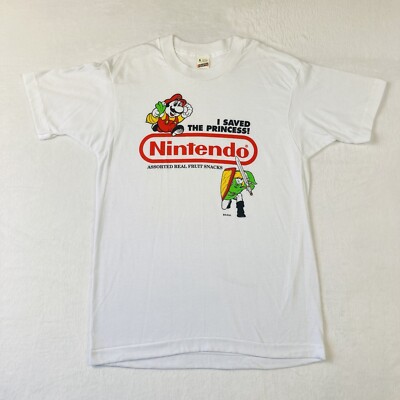 RARE! Vtg 1989 Nintendo Fruit Snacks Zelda Super Mario Promo Cereal T ...