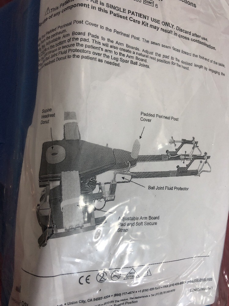 ONE NEW MIZUHO OSI Hana ProFx Patient Care Kit Supine Position Kit REF ...