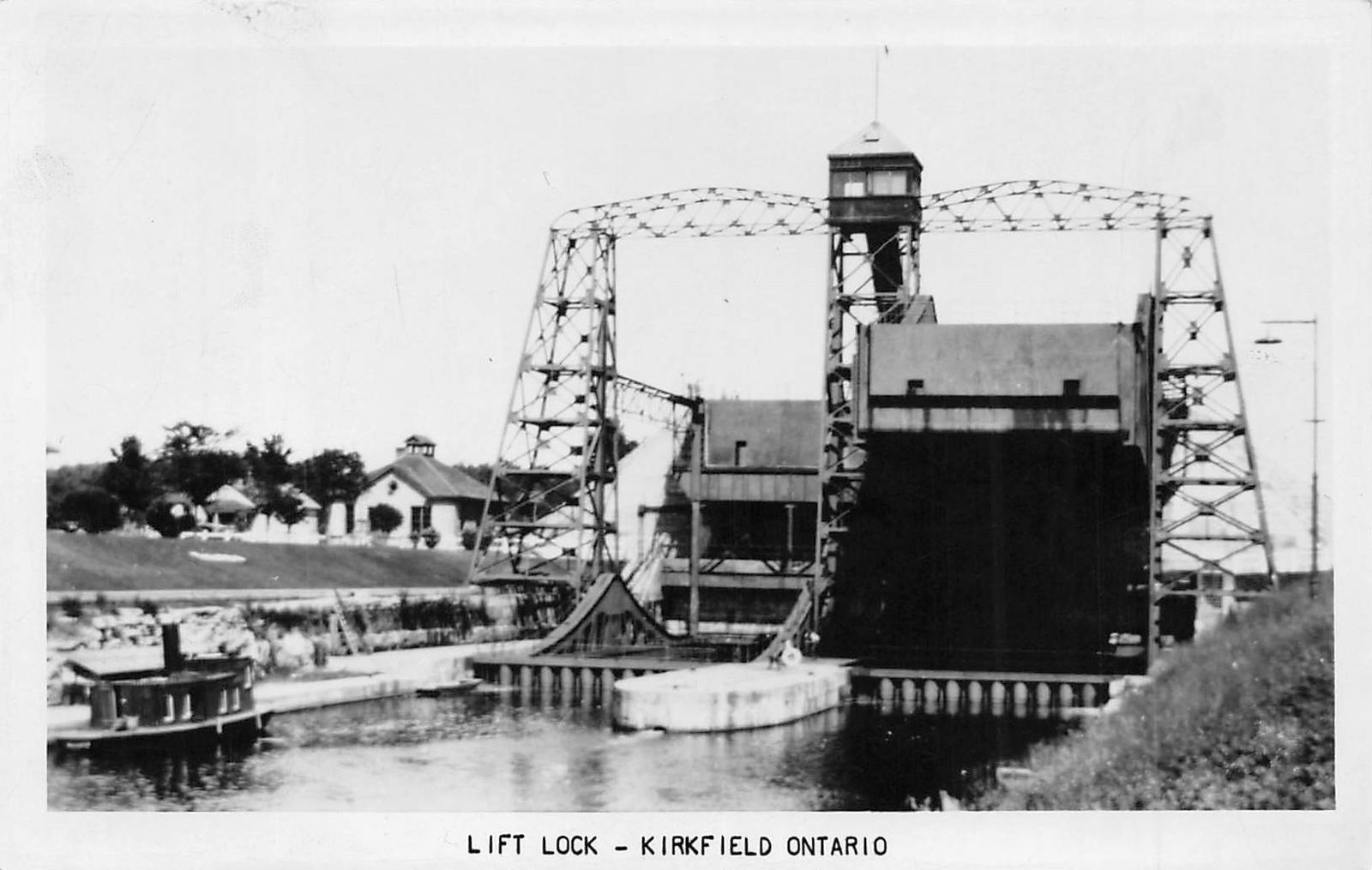 KIRKFIELD Novar Ontario Canada postcard RPPC Lift Lock # 1 | eBay