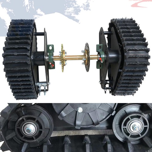 Go Kart ATV Snow Sand Tracks Snowmobile 23.6" 600mm Rear Axle Track ...