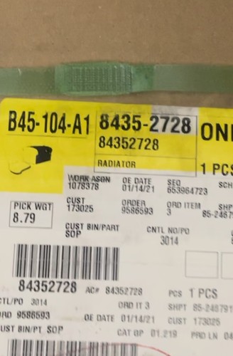 Genuine GM Radiator 84352728 | eBay