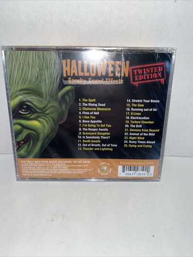 Halloween Spooky Sound Effects: Twisted Edition by Various Artists (CD ...