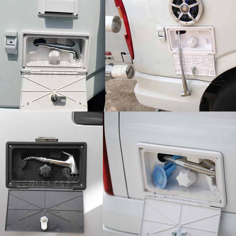 RV Exterior Shower Box Kit w/ Lock Motorhomes Trailers Campers ...
