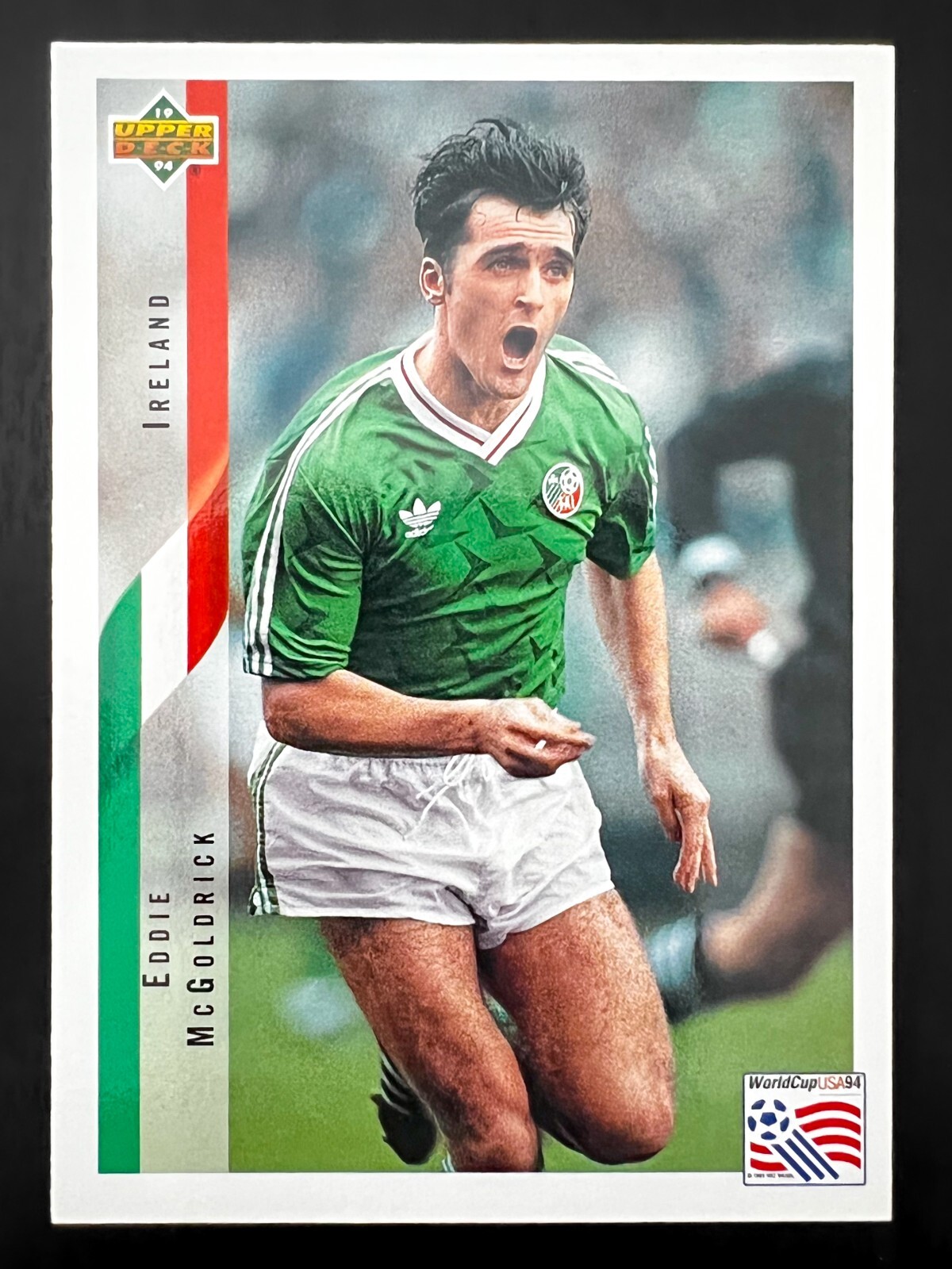 1994 Upper Deck Eddie McGoldrick #213 Ireland FIFA World Cup USA 94 ...