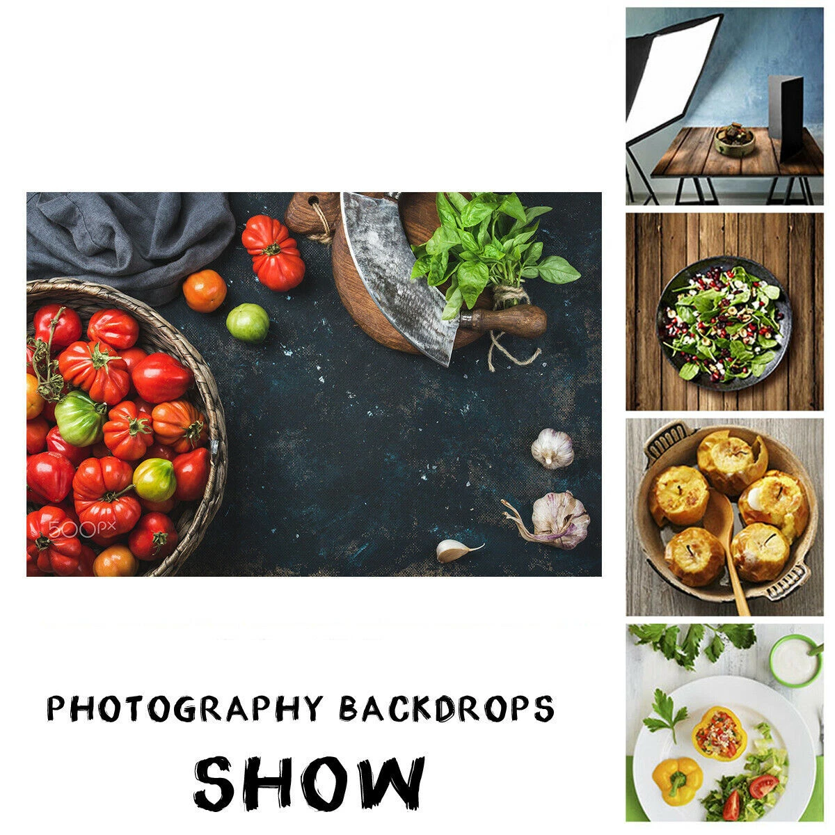 Cooking Show Backdrop