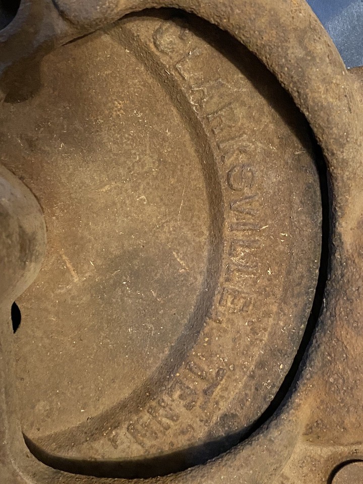 Corn Sheller Black Hawk #9 AH Patch Clarksville Tennessee Cast Iron ...