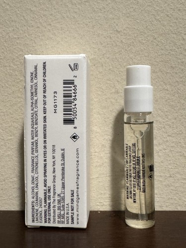 Mind Games Prodigy Rose Absolute Patchouli Perfume Sample 2 ml / 0.067 ...