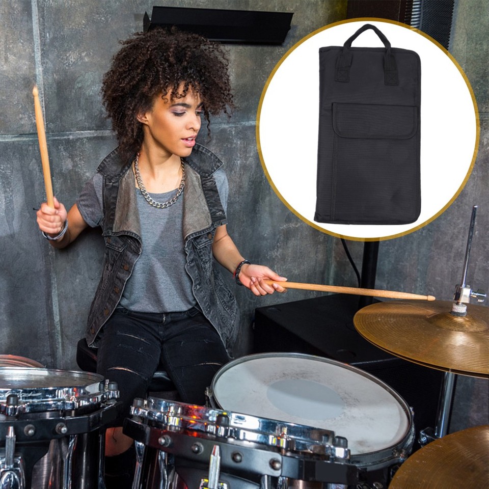 Professional Drum Stick Bag Large Capacity Percussion Drumstick Storage ...