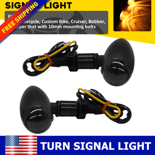 2X Motorcycle LED Amber Turn Signal Lights Blinkers For Suzuki DRZ400s ...