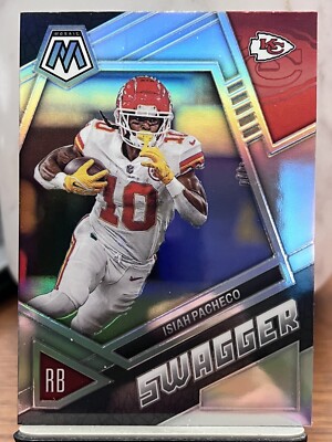 2023 Panini Mosaic Isiah Pacheco Swagger Silver Prizm #SS-IP Kansas ...