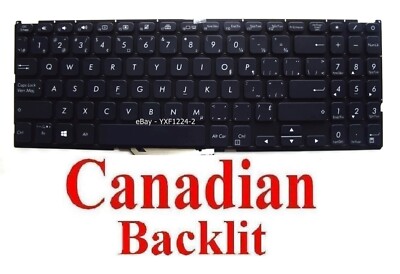 Keyboard for ASUS F512 F512J F512D F512DA FX512F - CA Canadian Backlit ...