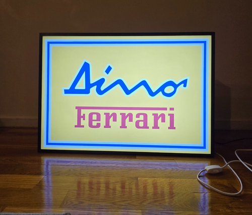 ILLUMINATED FERRARI DINO Dealership/Garage/Shop sign | eBay