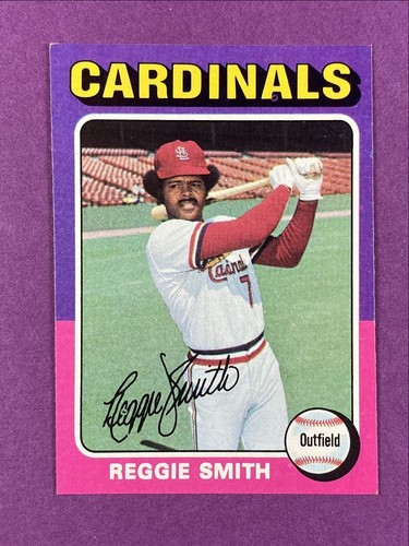 1975 Topps #490 Reggie Smith EX St. Louis Cardinals | eBay