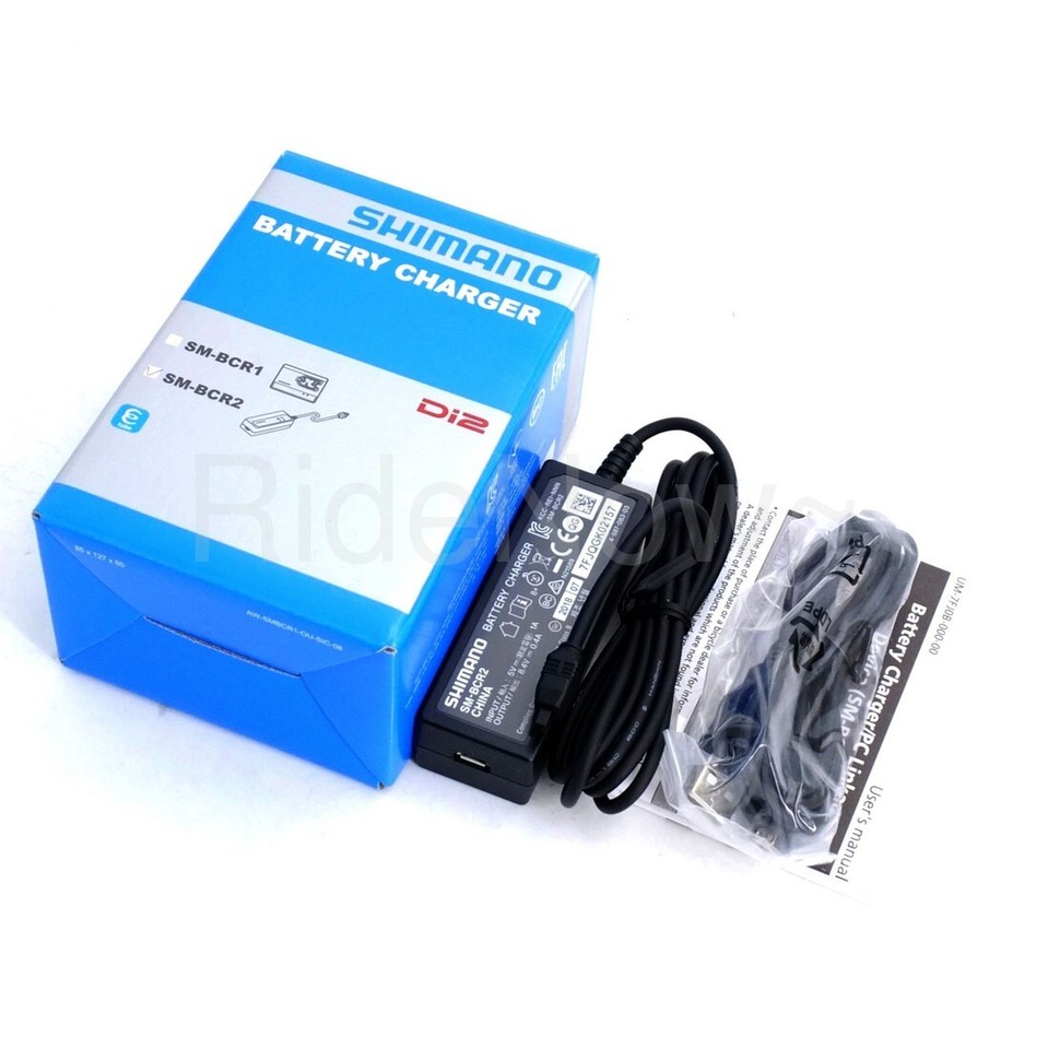 Shimano SM-BCR2 for Di2 E-tube SM-BTR2 Internal Battery Charger + PC ...