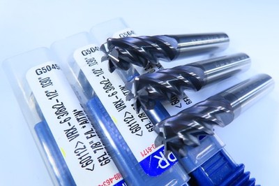 LOT ( 3 PCS ) NEW 3/8" GARR VRX 6 FLUTE 60112 SOLID CARBIDE END MILLS ...