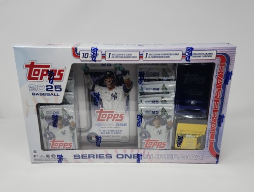 2025 Topps Series 1 Baseball Super Box 10 14 Card Packs! NEW SEALED 887521132706| eBay