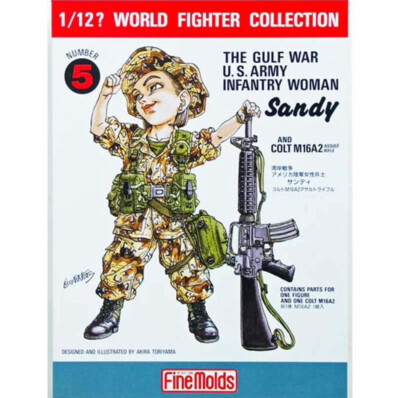 FINE MOLDS FT5 1:12 World Fighter Collection The Gulf War U.S. Army ...