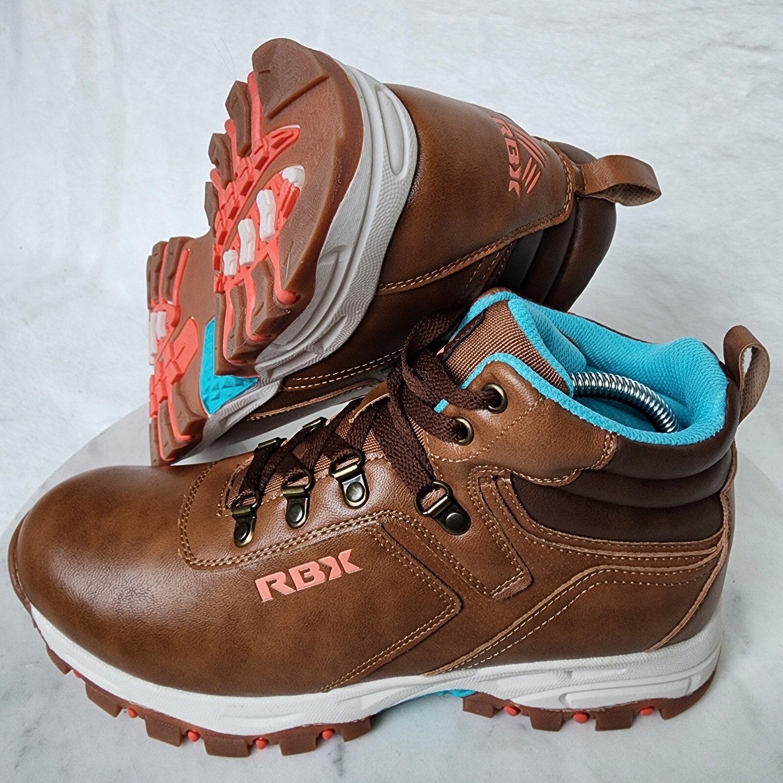 Reebok Gorpcore Womens Sz 11 RBX Atmos Hiking Boots Outdoor Shoes Brown ...
