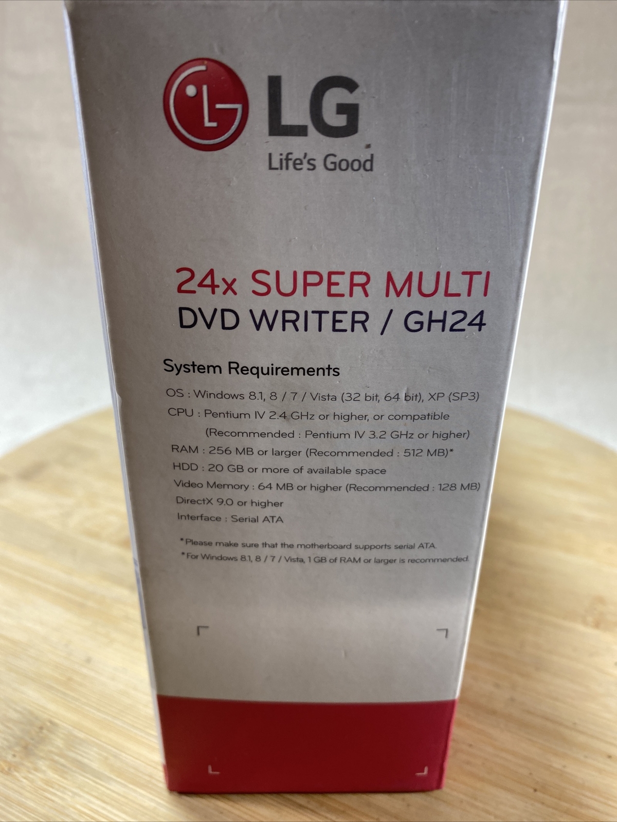 LG 24x SATA Super-multi DVD Internal Rewriter Gh24nsb0 for sale online ...