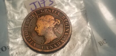 Canada 18?? Large Cent As Shown Id24. | eBay