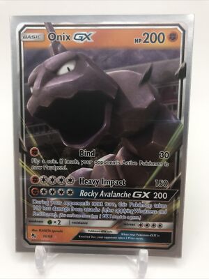 Pokémon TCG Onix GX Hidden Fates 36/68 Holo Ultra Rare | eBay
