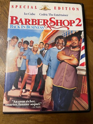 Barbershop 2: Back in Business (DVD, 2004, Special Edition) Ice Cube ...