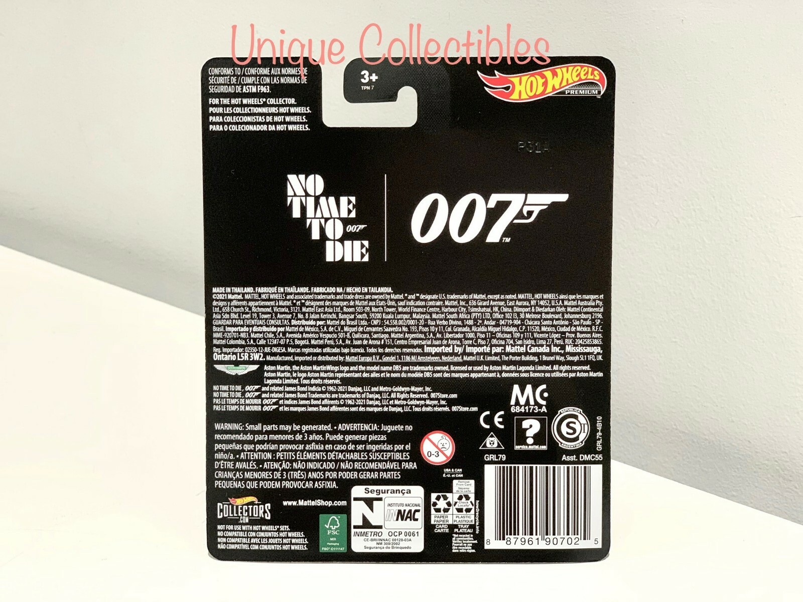 Hot Wheels Premium Aston Martin Valhalla Concept 007 No Time to Die ...