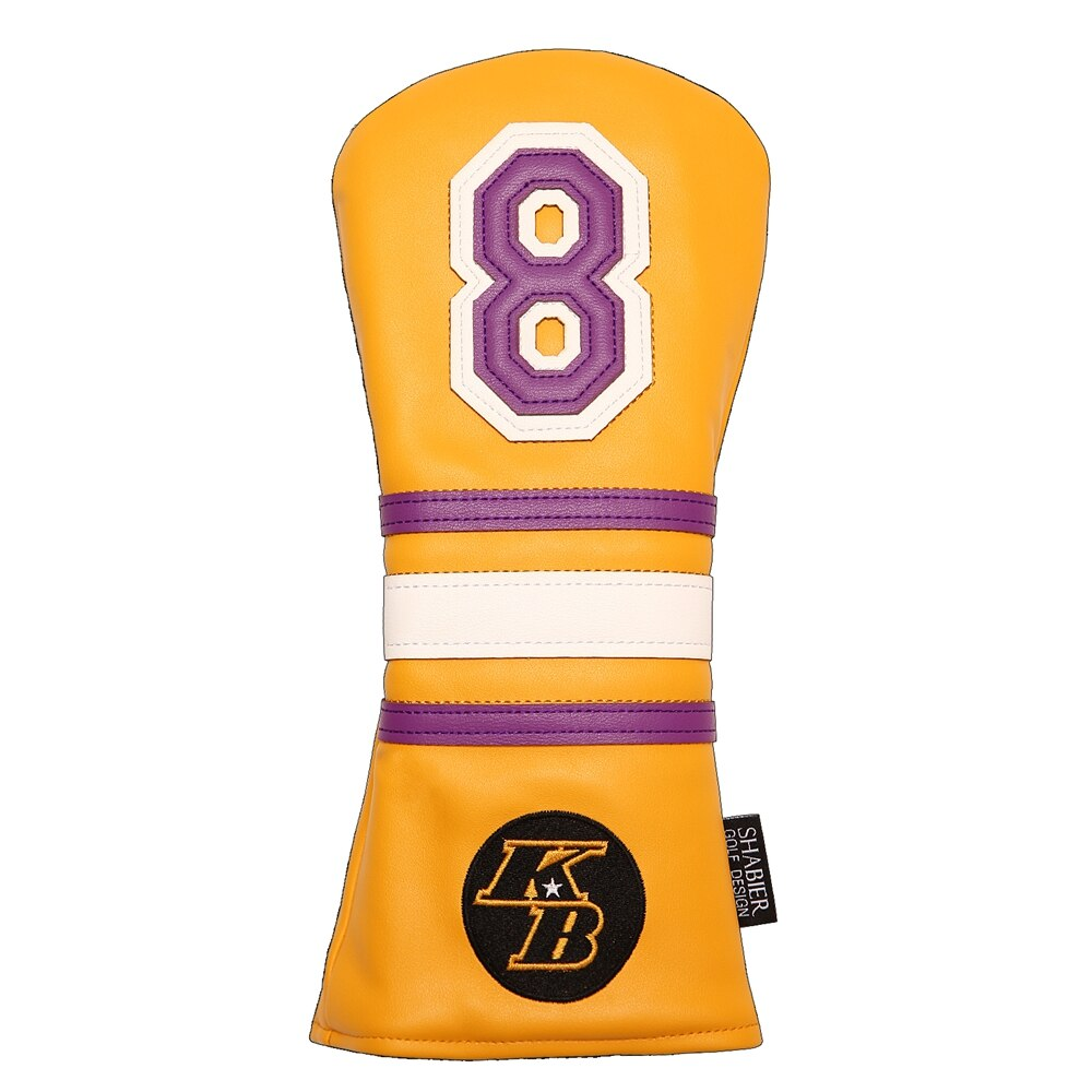 New Golf Headcover Kobe Bryant GOAT #8 Leather Golf Headcover L.A ...