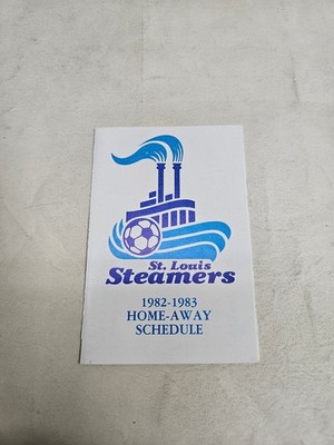 ES25 St. Louis Steamers 1982/83 MISL Soccer Pocket Schedule - Corkery ...