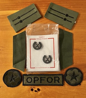 U.S. Army OPFOR Opposing Forces Complete Insignia Set Rare | eBay