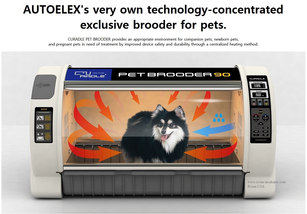Rcom Curadle Large Pet Brooder 90 MX-B90N for Puppies and Kittens, w/ Bonus Tray | eBay