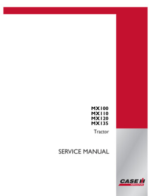 Case IH MX 150, MX150, MX170 Tractor Repair Shop Service Manual Book ...