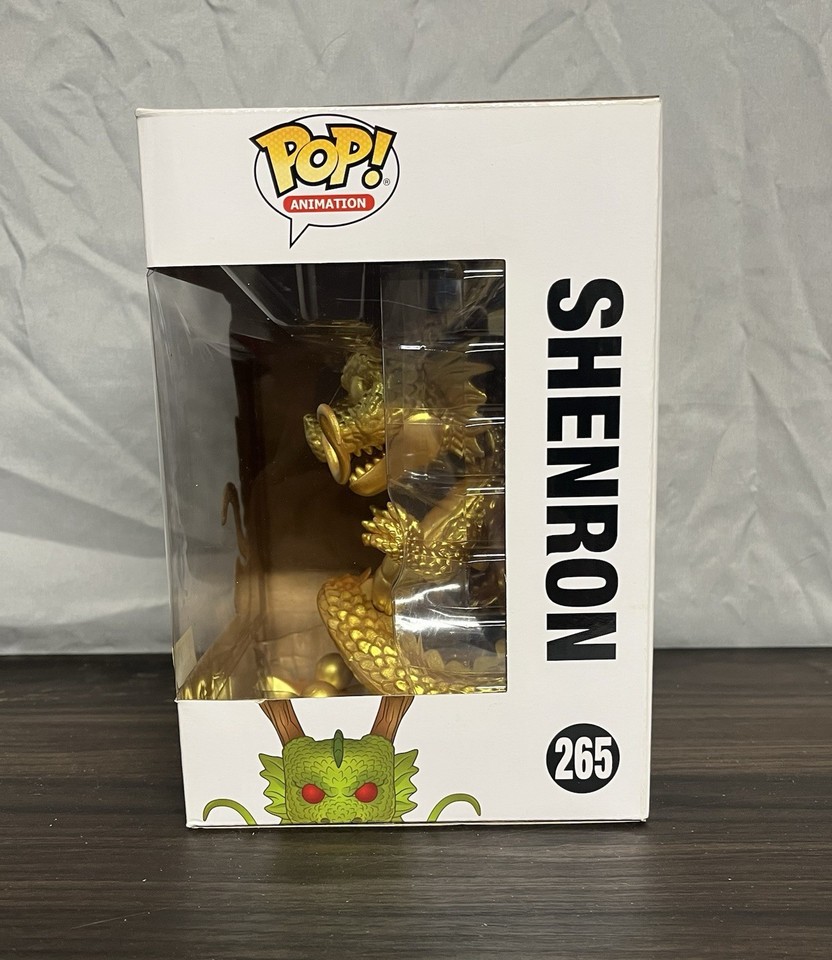 Funko Pop Vinyl Super 6 in Dragon Ball -Shenron Dragon (Gold) (6 inch ...