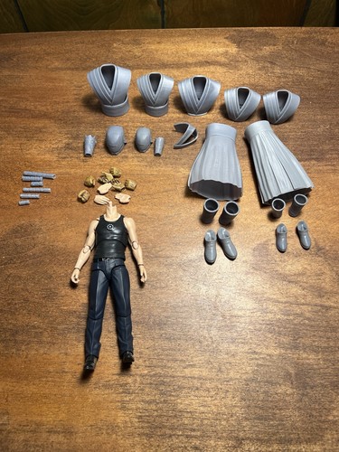 Custom Star Wars 1/12 6” The Stranger Qimir Figure Kit Black Series SHF ...