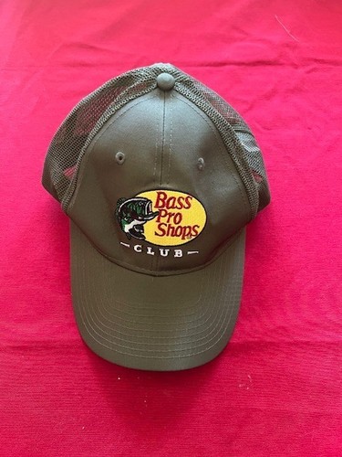 Bass Pro Shops Club Outdoor Fishing Tracker Cap Hat Mesh Snapback ...