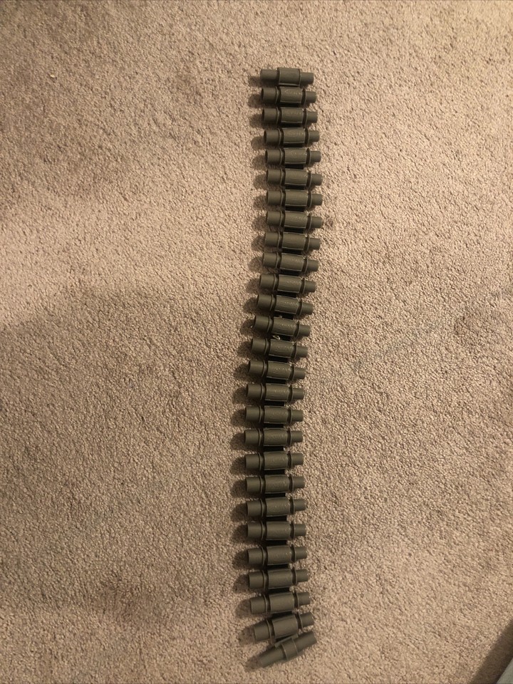 Nerf Machine Gun 25 Round Ammo Belt Dart Chain Clip | eBay