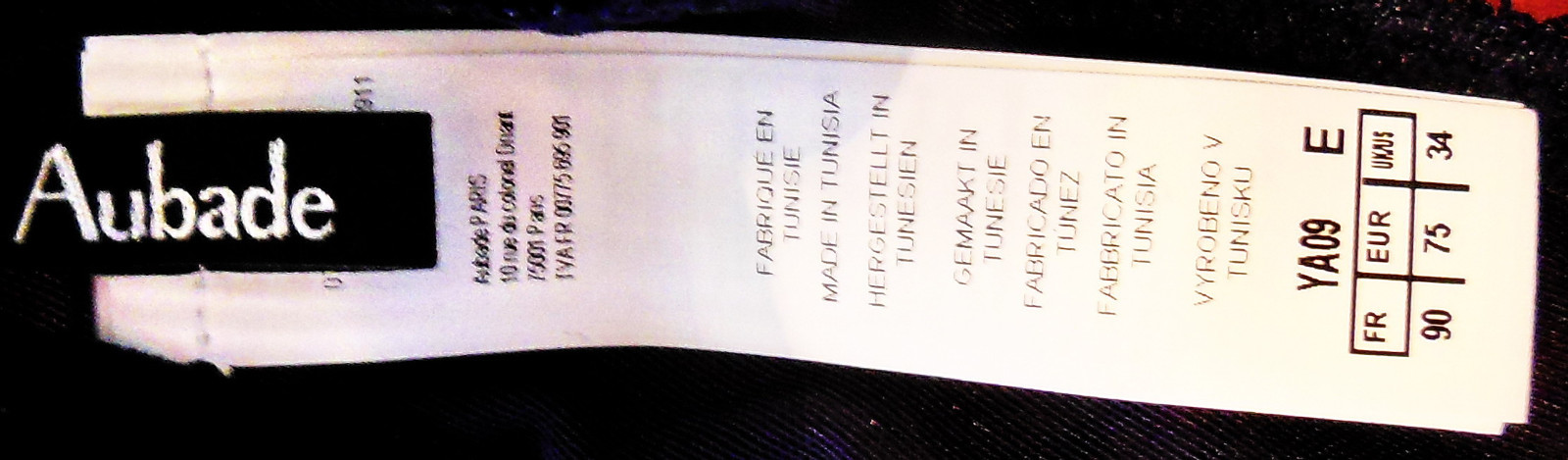 AUBADE FRENCH DESIGNER JARDIN DE DELICE RUCHED CUPS SPLIT STRAPS BRA ...