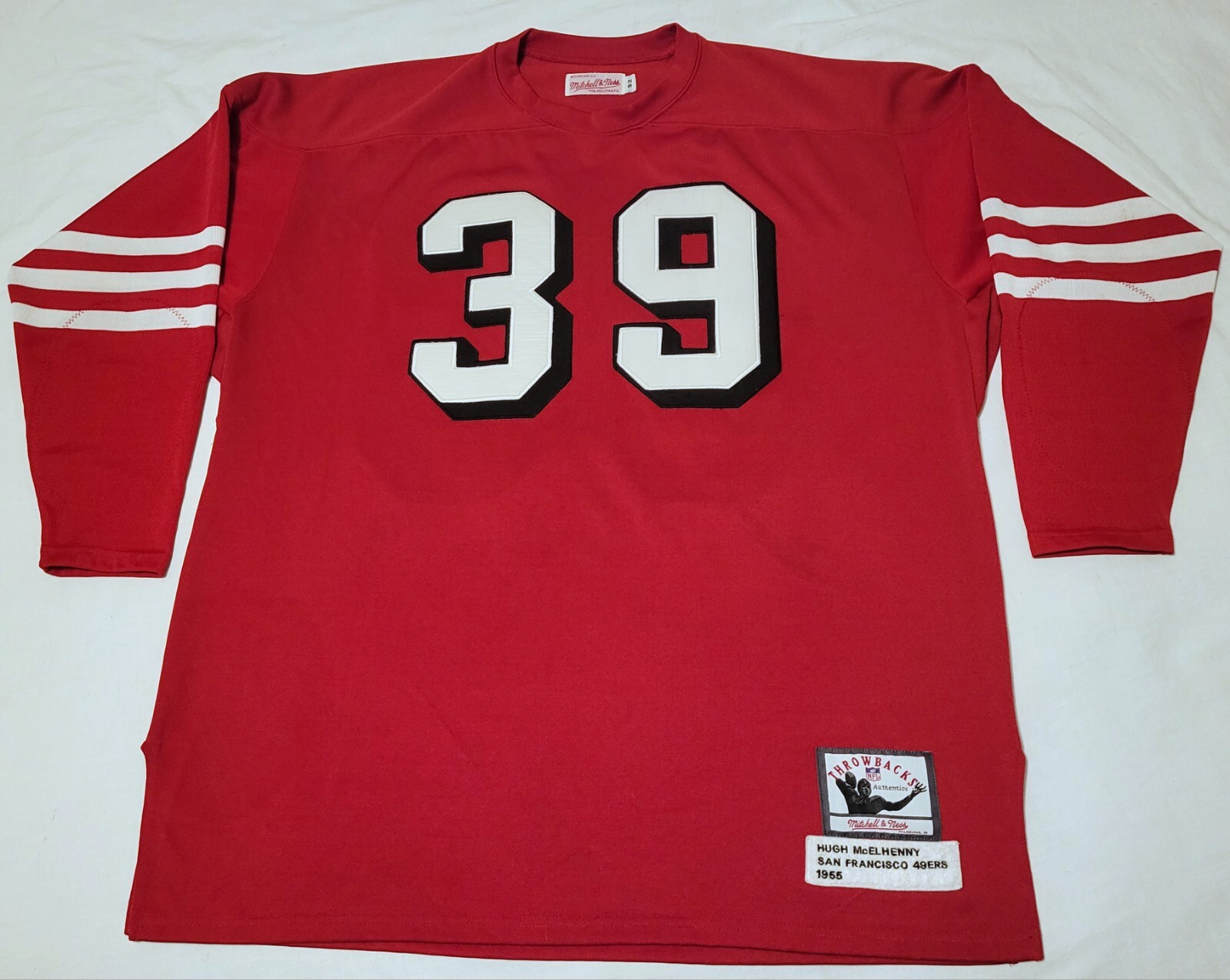 AUTHENTIC San Francisco 49ers #39 Hugh McElhenny Mitchell & Ness jersey ...