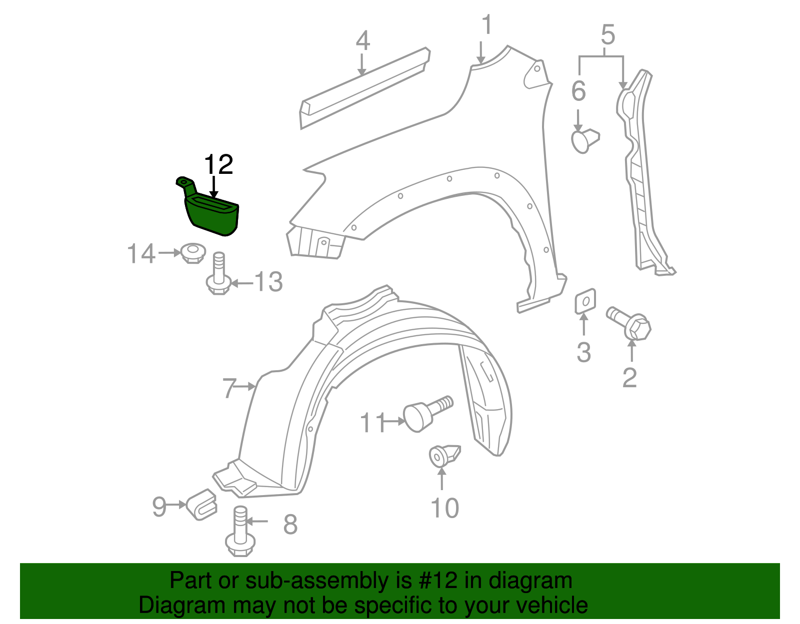 Toyota 538960R010 Genuine OEM Splash Shield for sale online | eBay