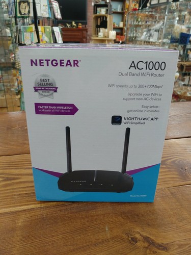 NETGEAR - AC1000 Dual-Band Wi-Fi Router - Black - NIB 606449120288| eBay