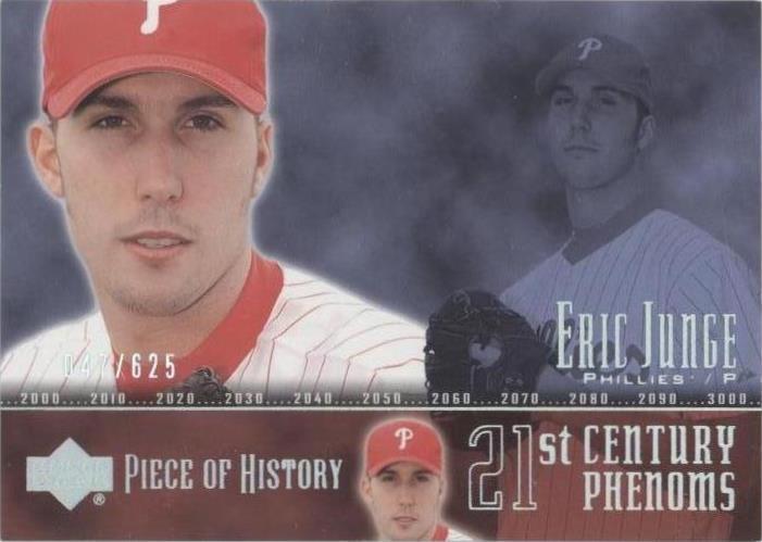 2002 Upper Deck Piece Of History - 21st Century Phenoms Eric Junge #122 ...