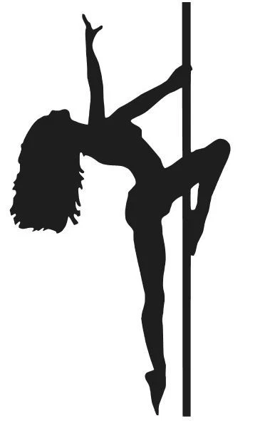 Pole Dancing Stickers