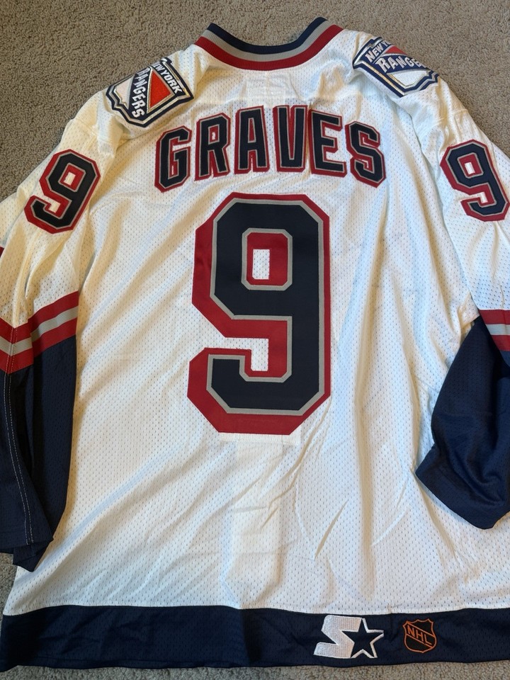 Adam Graves New York Rangers Lady Liberty Authentic White Alternate ...