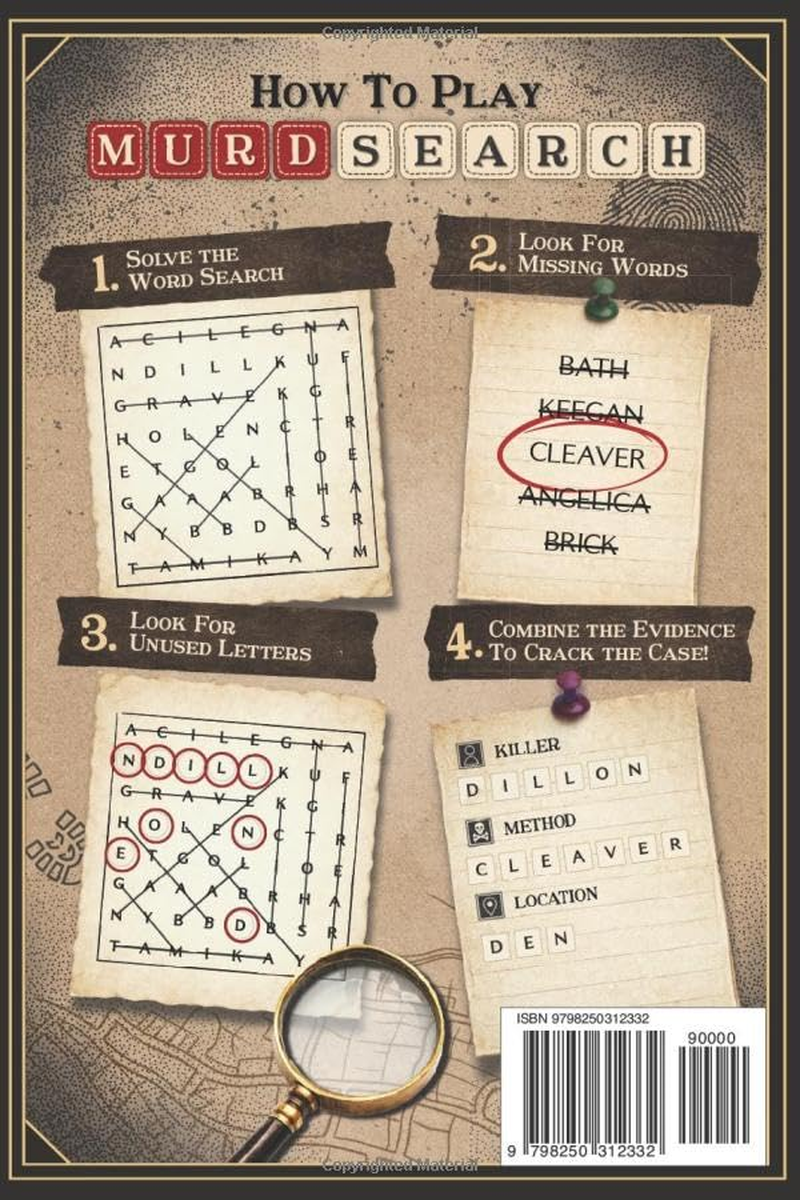 Murdsearch Volume 1: the Murder Mystery Word Search, a Collection of ...