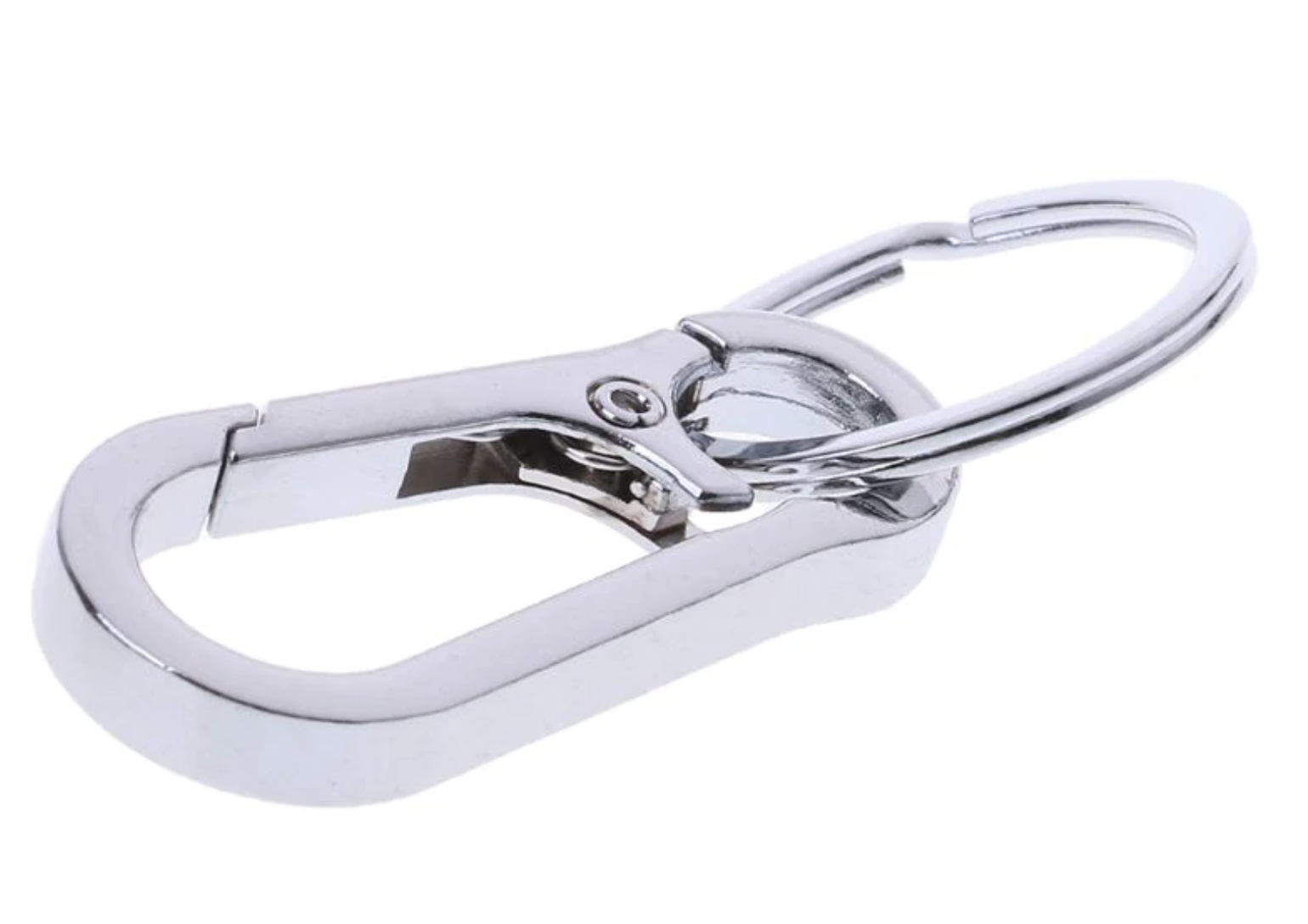 🔥 Stainless Steel Quick Release Detachable Keychain Key Ring Belt Clip ...