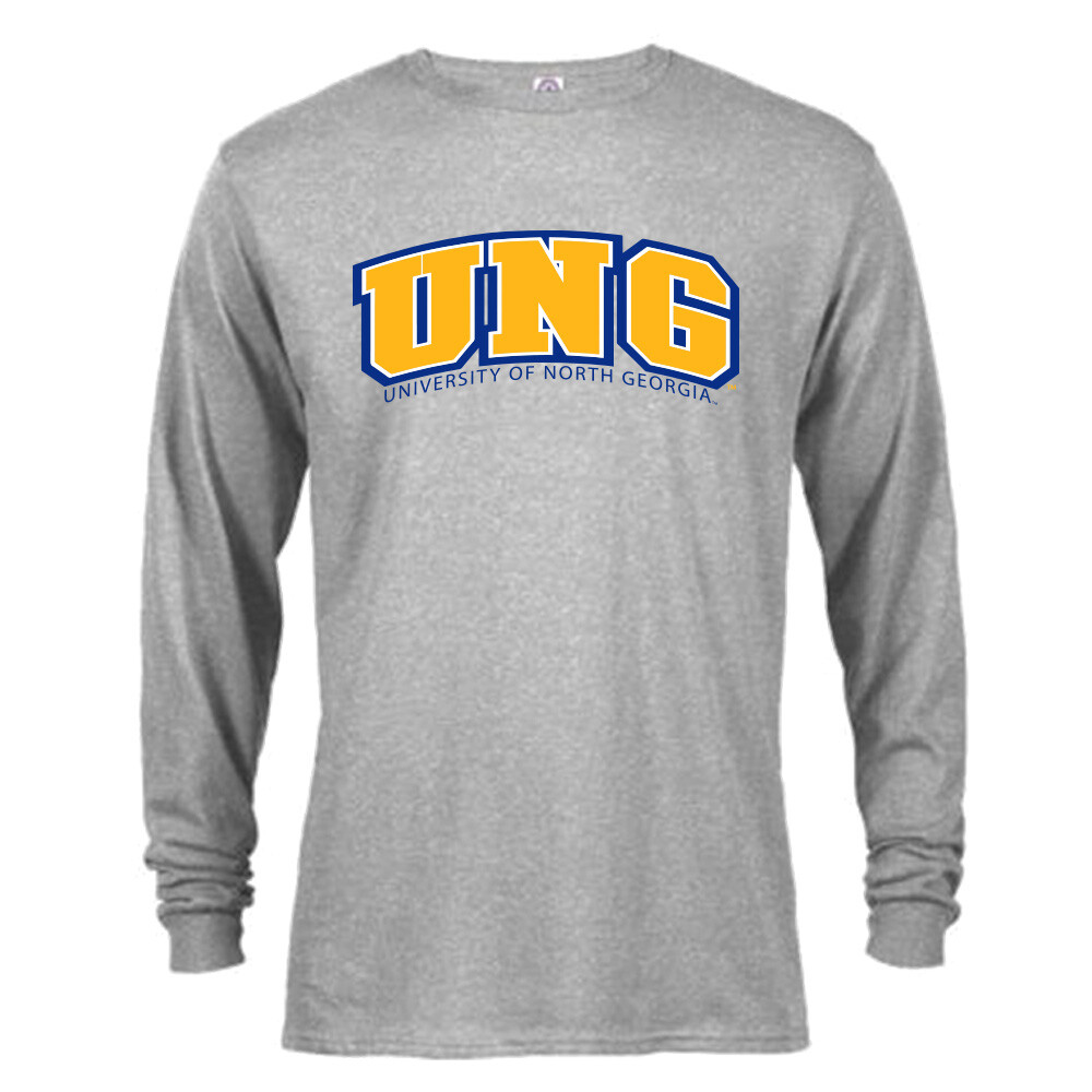 University of North Georgia Nighthawks UNG Arched Text Logo Long Sleeve ...
