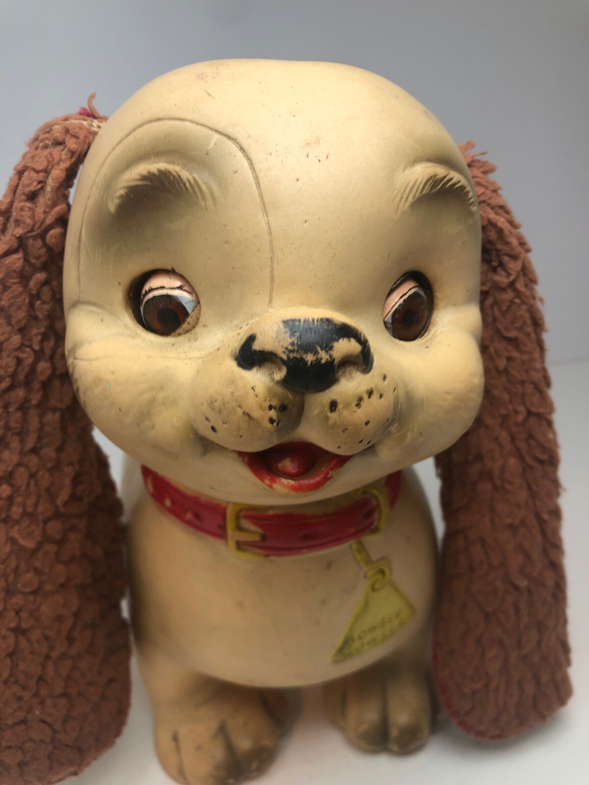 1962 VINTAGE EDWARD MOBLEY RUBBER DOLL DOGGY BOWSER WOWSER RARE | eBay